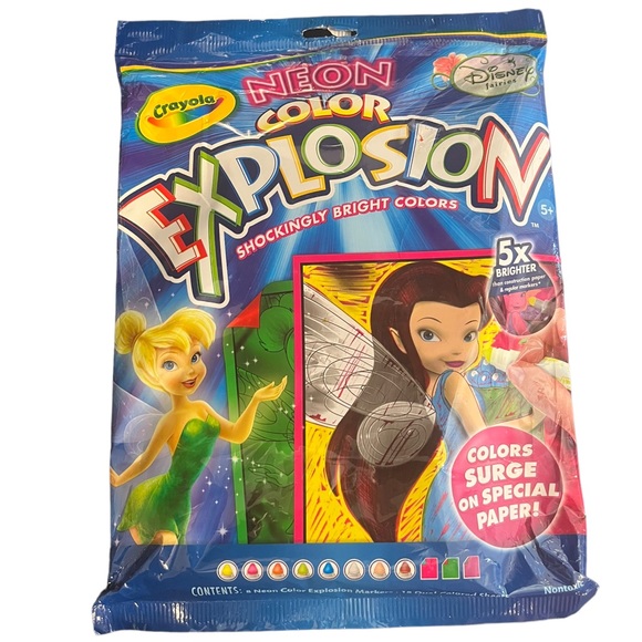 Crayola | Other | Crayola Disney Fairies Neon Color Explosion Markers ...